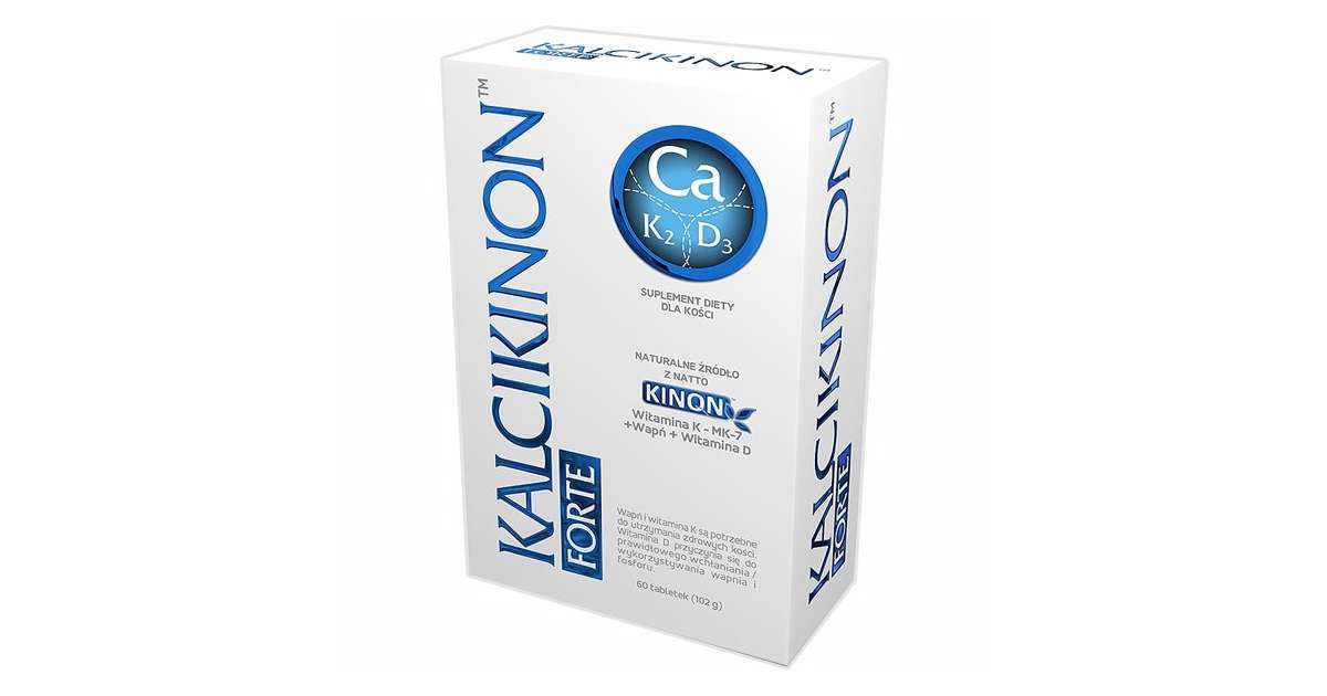 Kalcikinon Forte 60 tabletek - manada.pl
